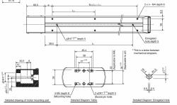 Actuador Lineal Serie Compacta Modelo Krf Sin Motor Alta Rigidez Completamete Cerrado Ref. Thk Krf5