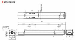 Actuador Lineal Serie Compacta Modelo Krf Sin Motor Alta Rigidez Completamete Cerrado Ref. Thk Krf5