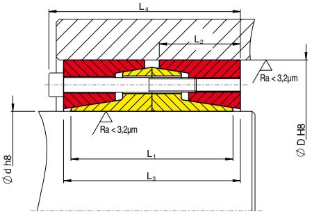 Fixation Tapered Bushing Is 4 70x110 Ref. Stuwe Is 4 70x110